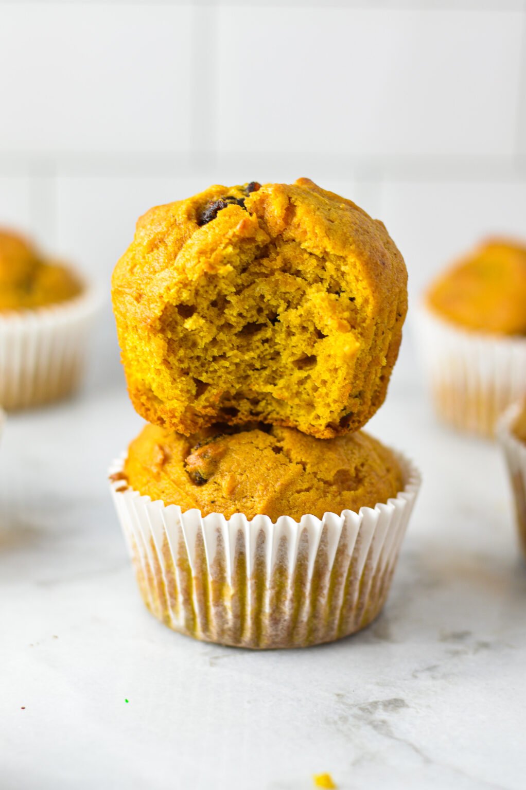 Pumpkin Raisin Muffins | A Taste of Madness