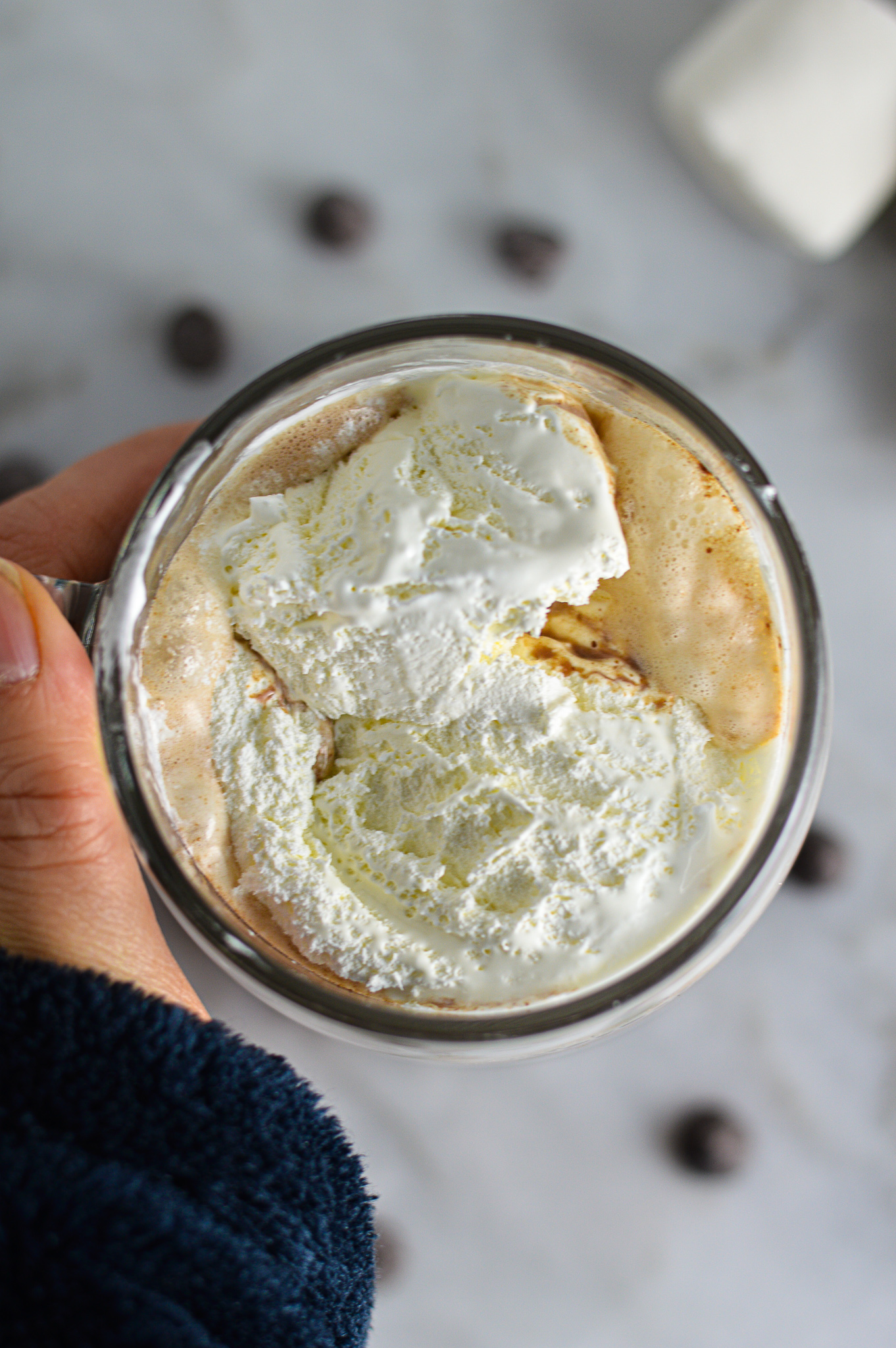 Melted Marshmallow Hot Chocolate | A Taste of Madness