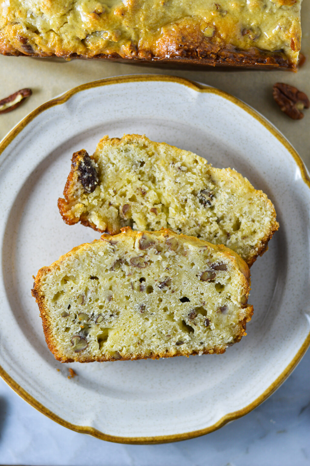 Pecan Lemon Loaf | A Taste of Madness