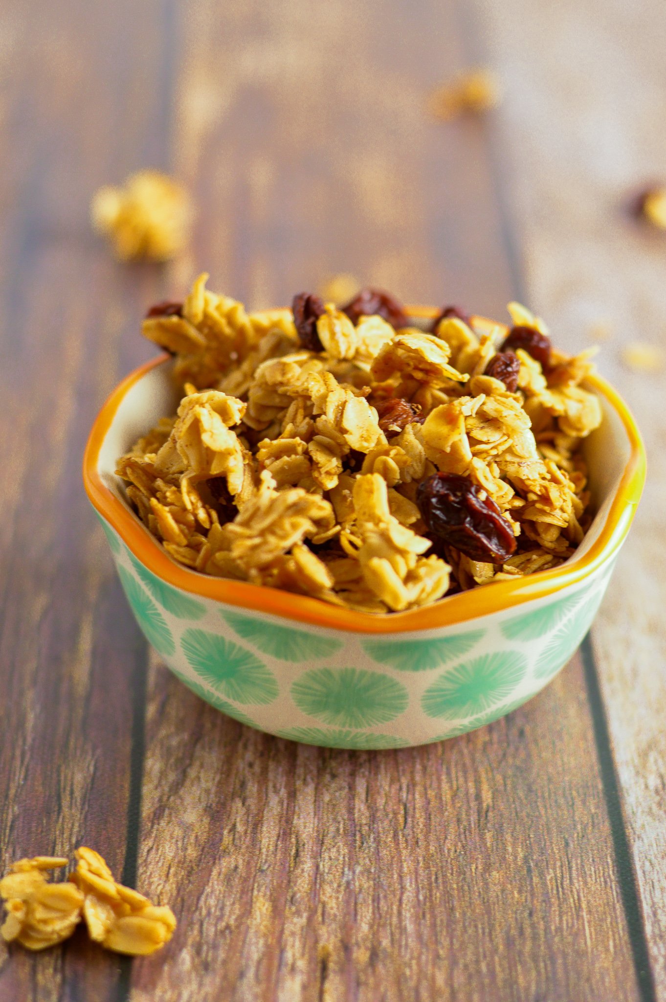 Cinnamon Raisin Granola | A Taste of Madness