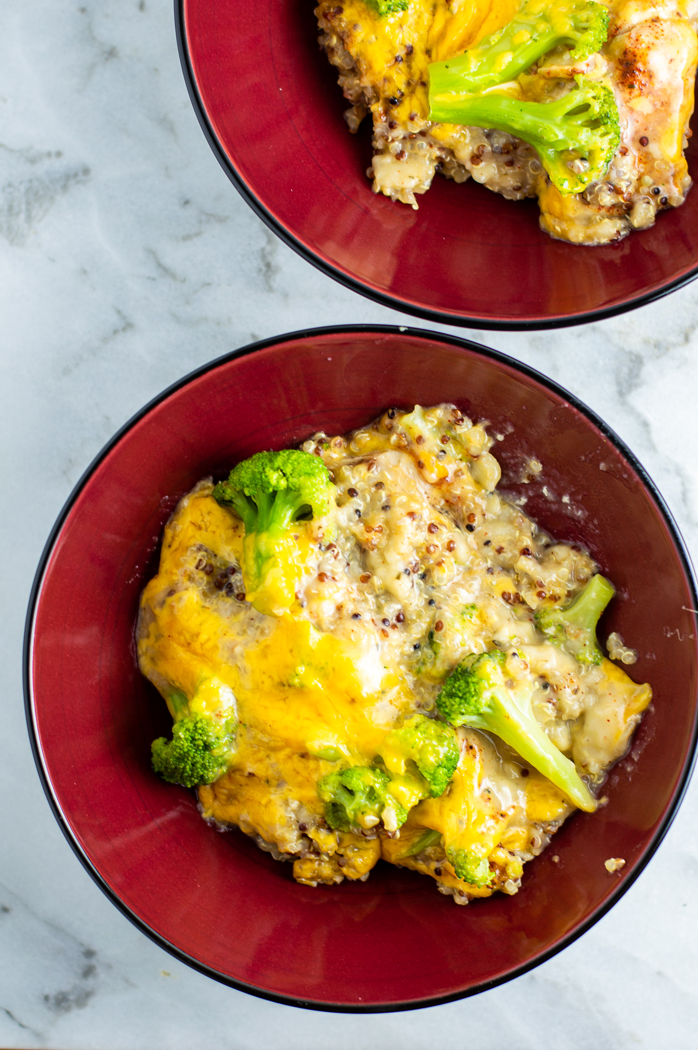 Chicken, Broccoli and Quinoa Casserole | A Taste of Madness