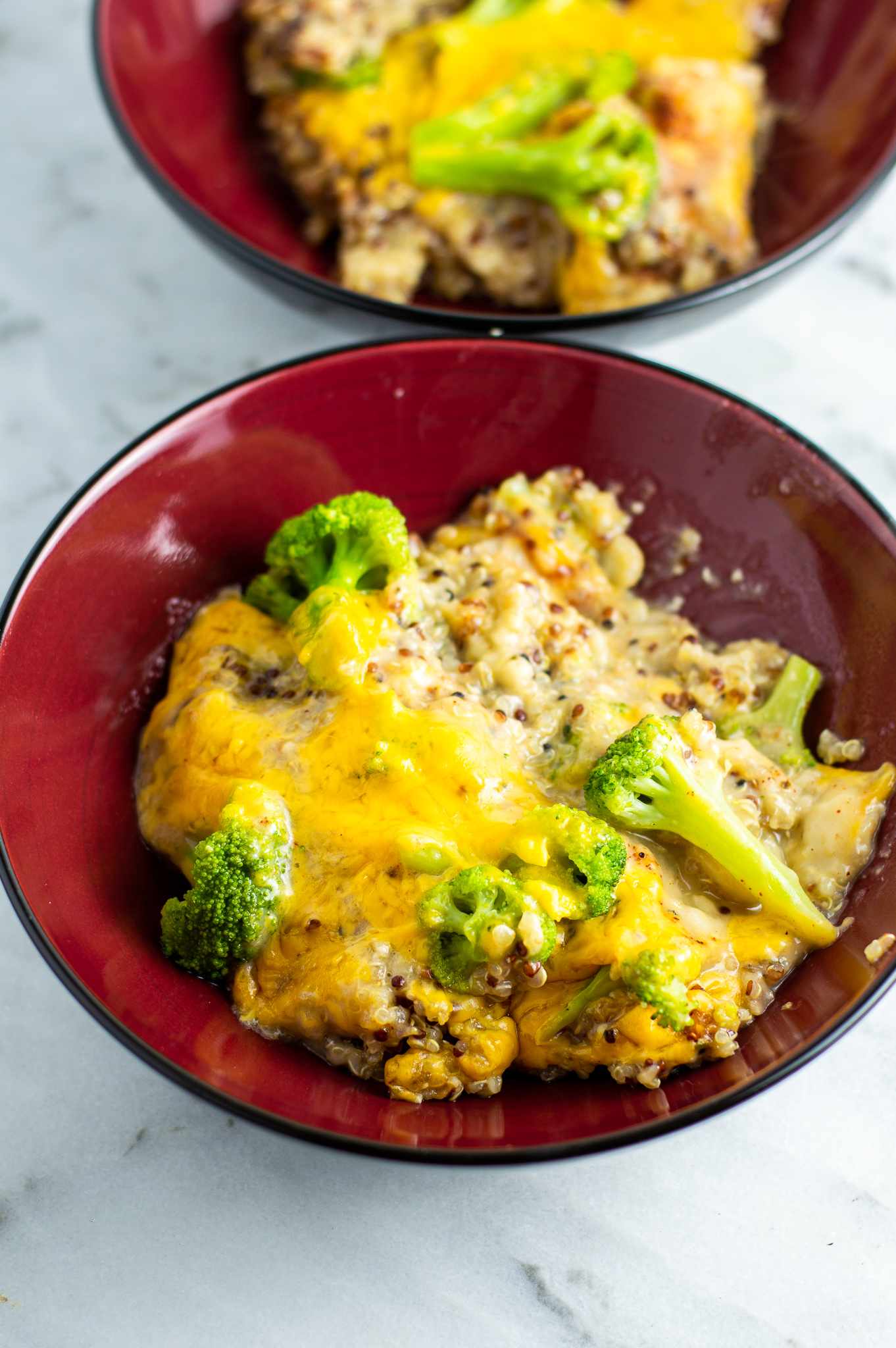Chicken, Broccoli and Quinoa Casserole | A Taste of Madness