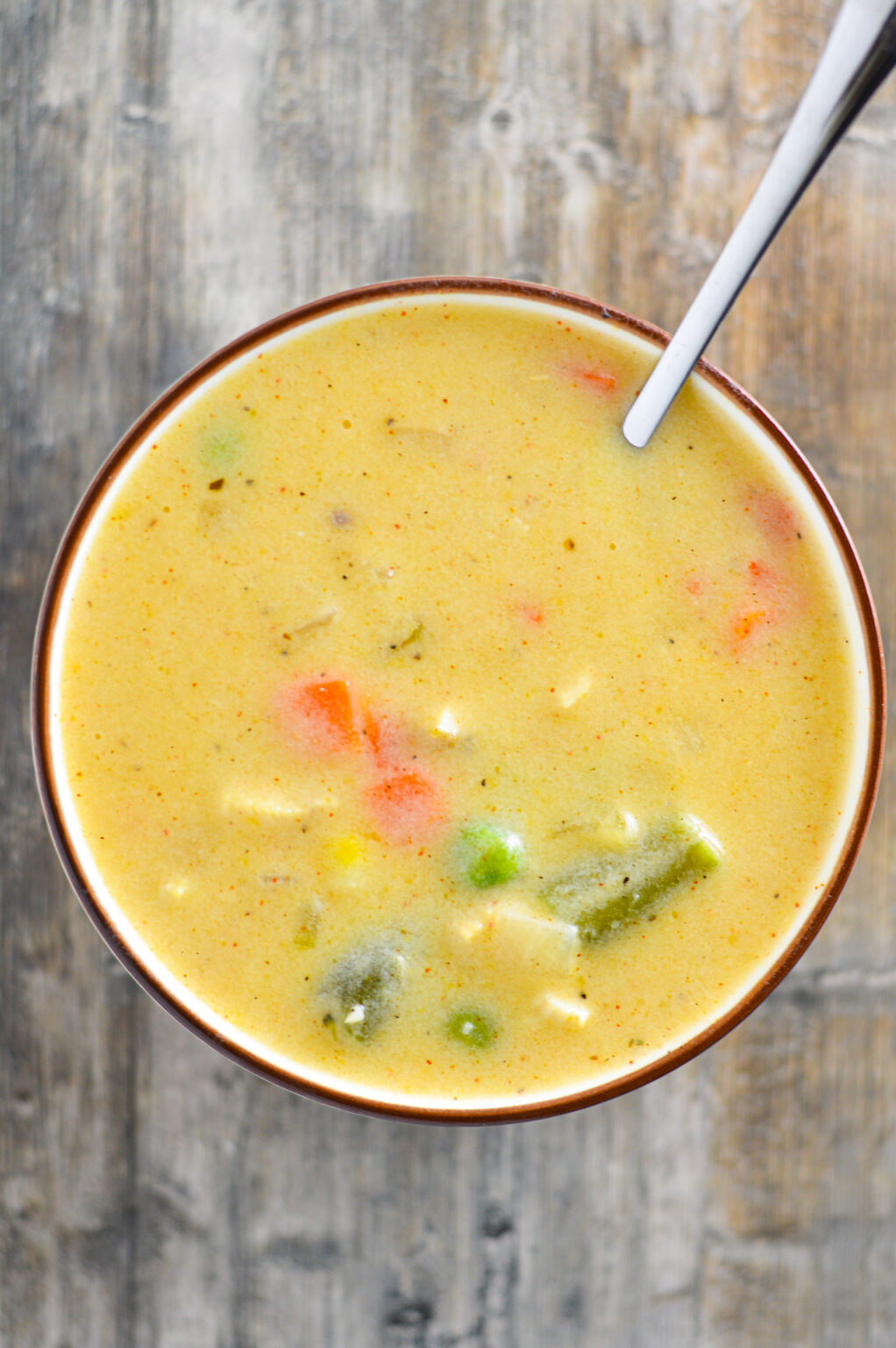 Leftover Chicken Corn Chowder - A Taste of Madness