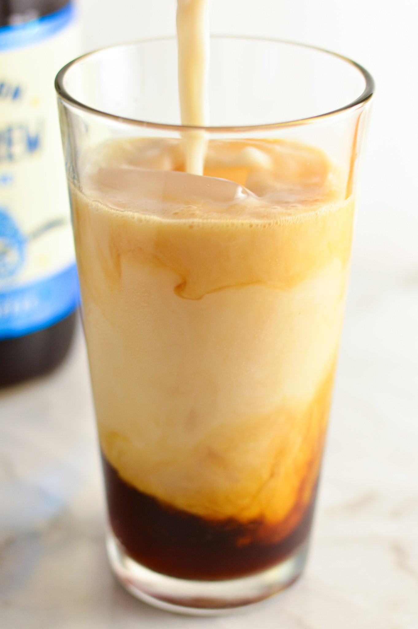 Iced Maple Cold Brew Latte | A Taste of Madness