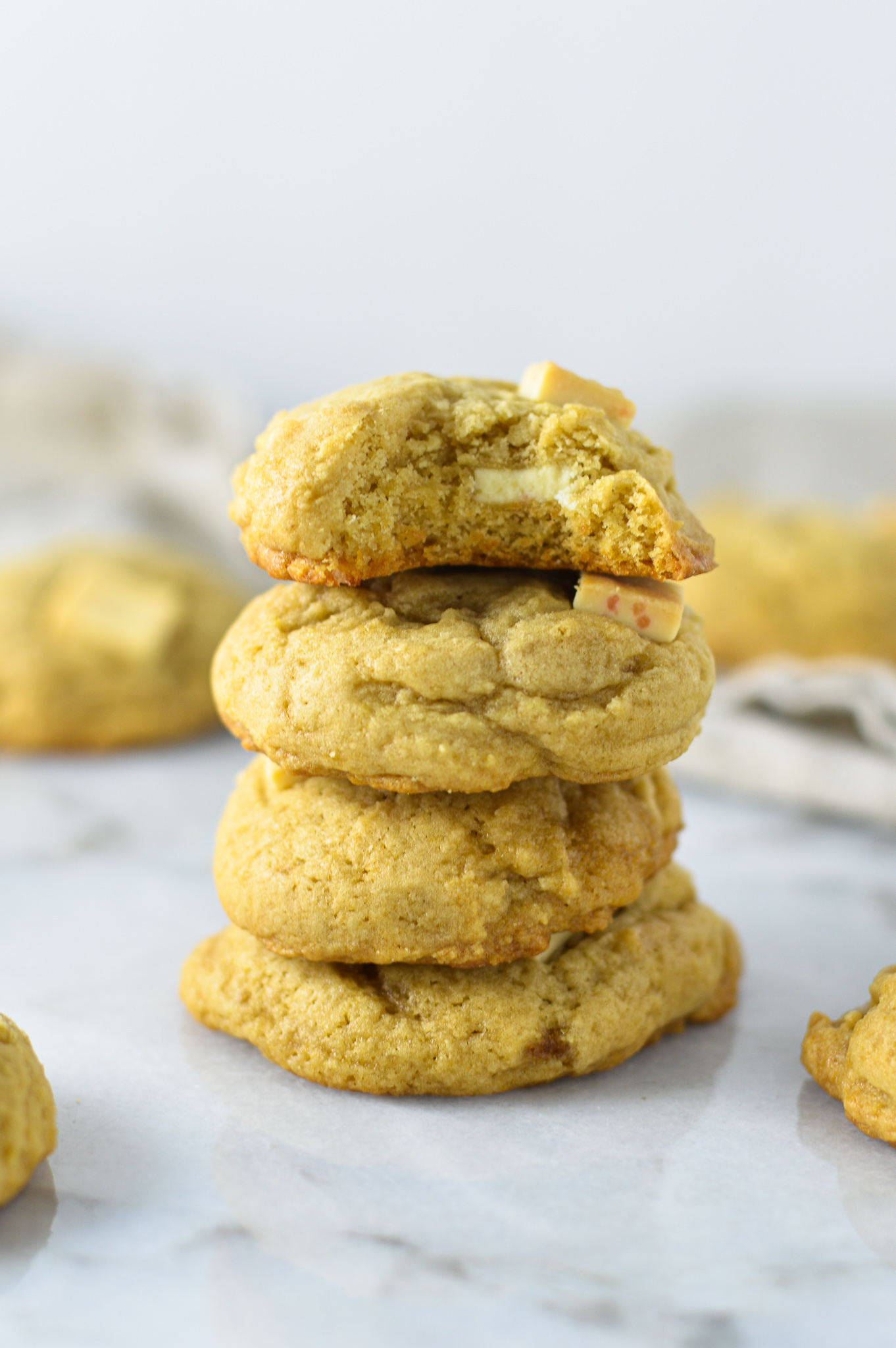 Chewy Peppermint Chunk Cookies - A Taste of Madness
