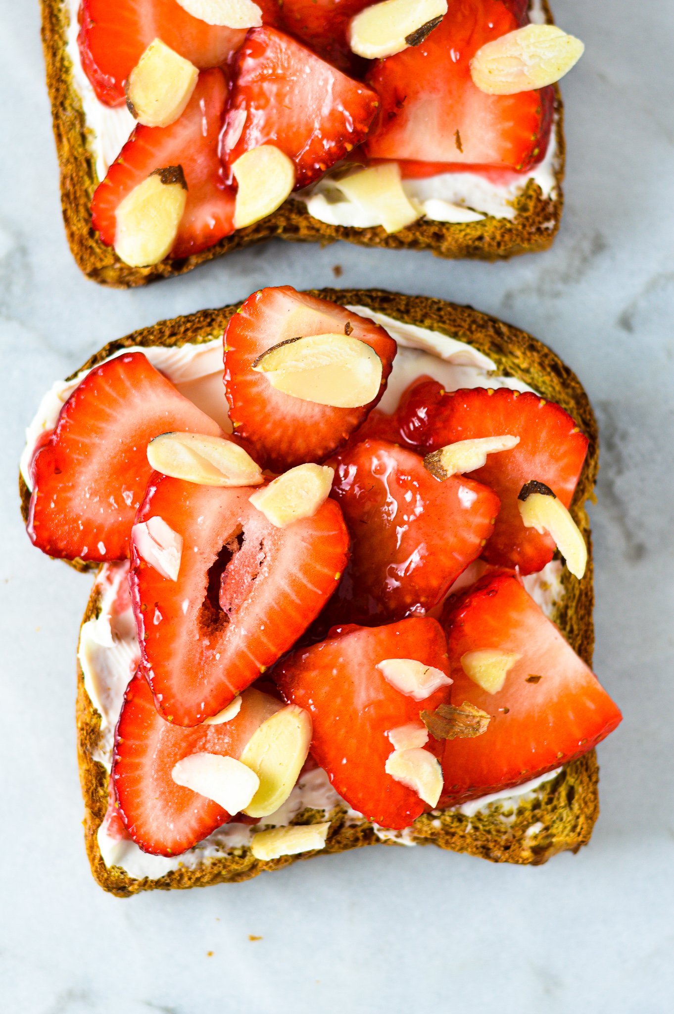 Strawberries and Cream Toast | A Taste of Madness