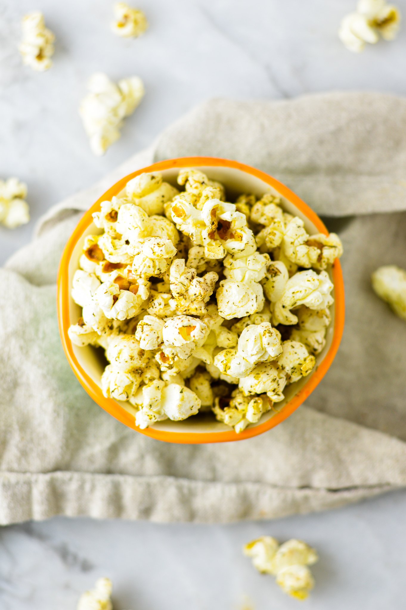 Dill Pickle Popcorn | A Taste of Madness