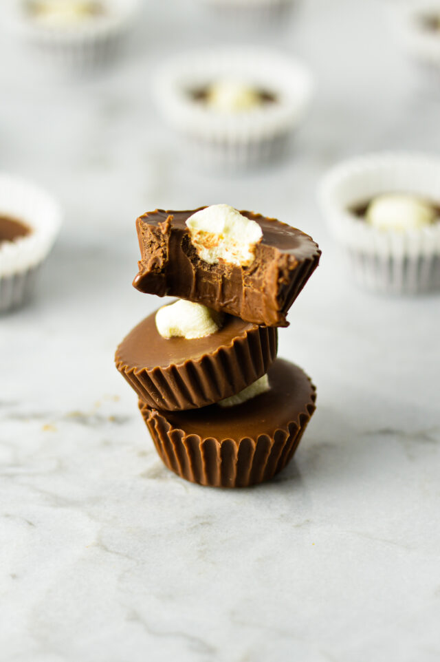 Marshmallow Nutella Cups - A Taste of Madness