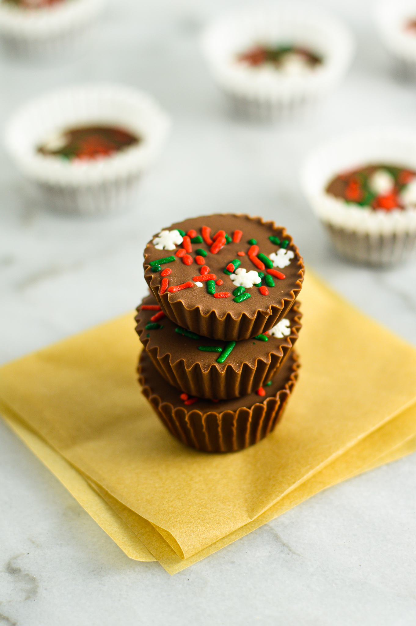 Christmas Nutella Cups - A Taste of Madness