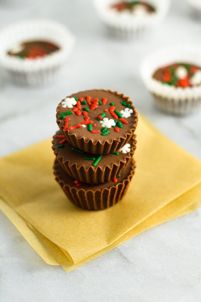 Christmas Nutella Cups | A Taste of Madness