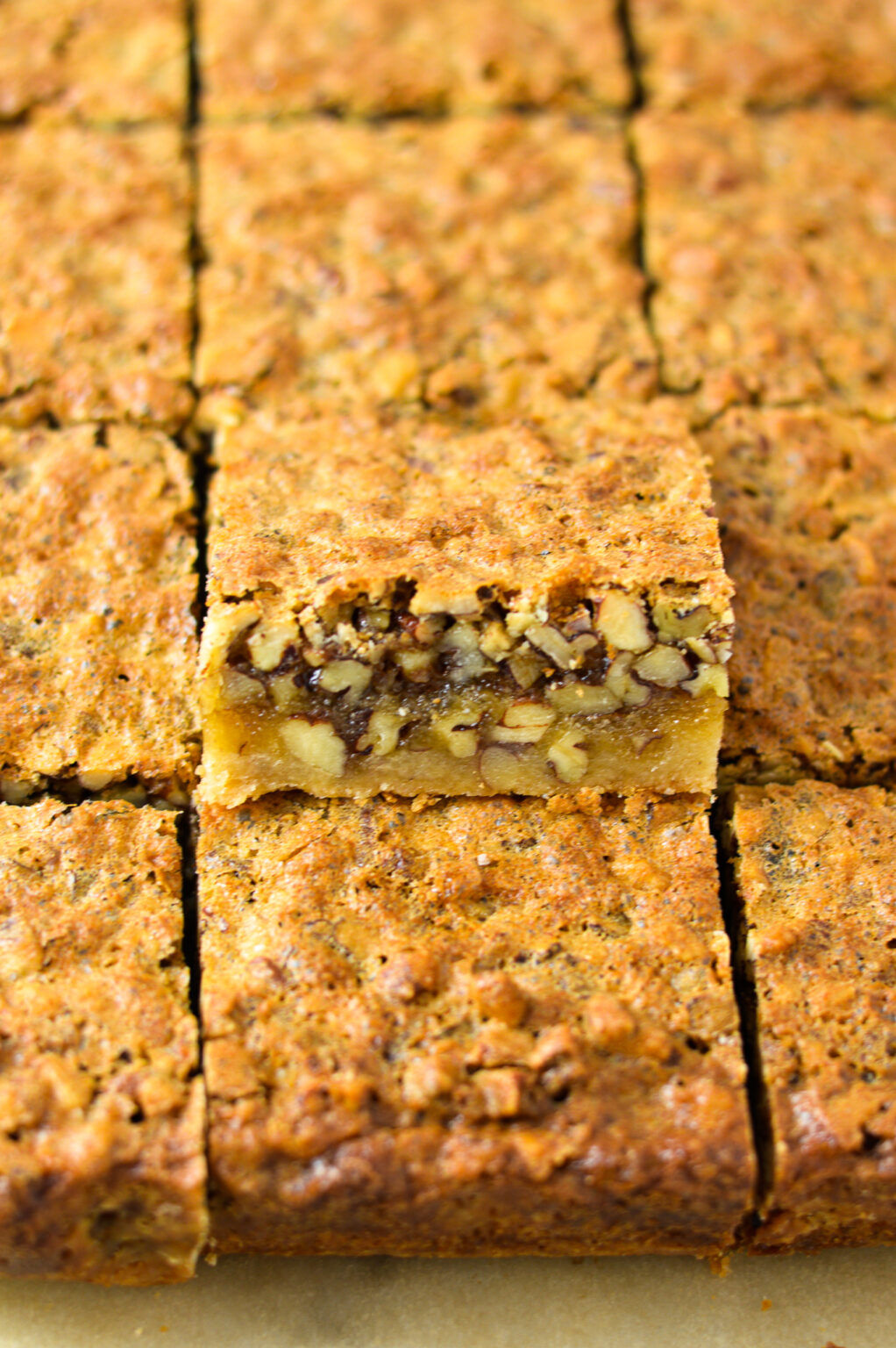 Pecan Pie Squares - A Taste of Madness