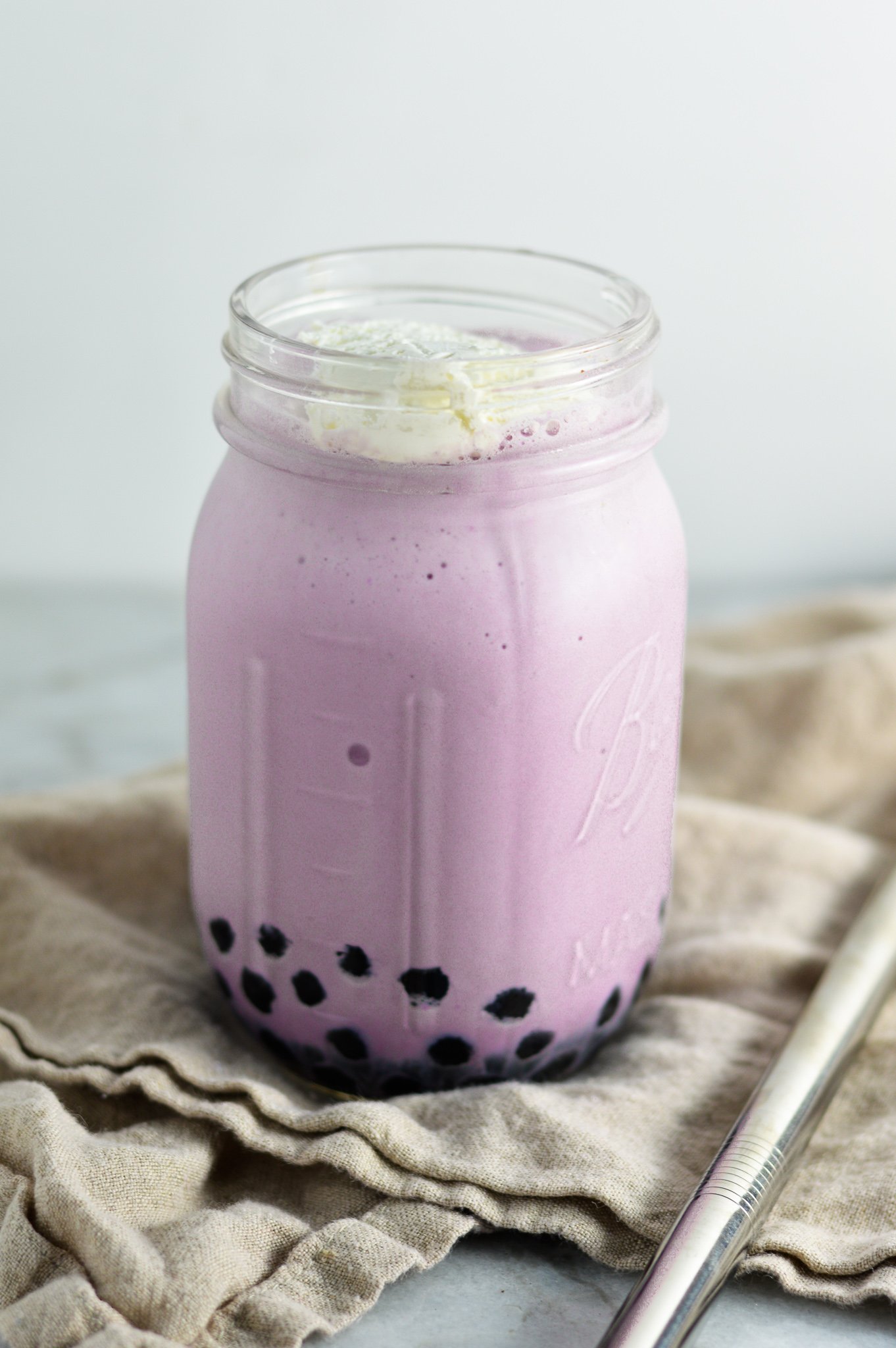 Taro Milkshake Bubble Tea | A Taste of Madness