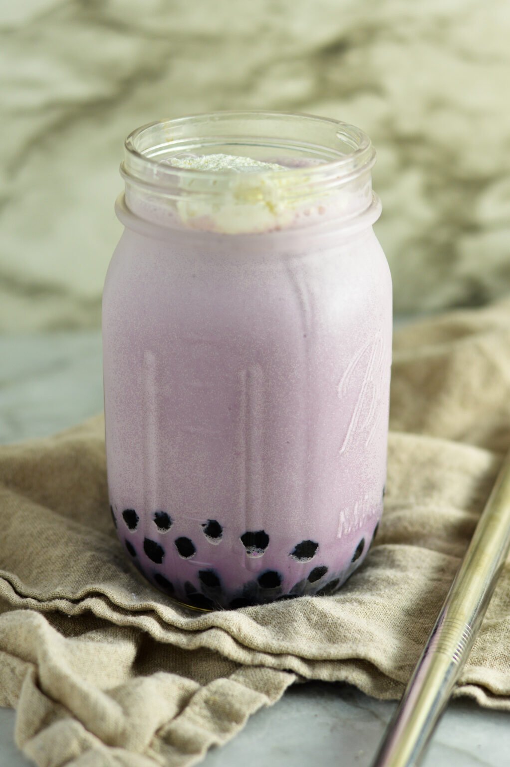 Taro Milkshake Bubble Tea | A Taste of Madness