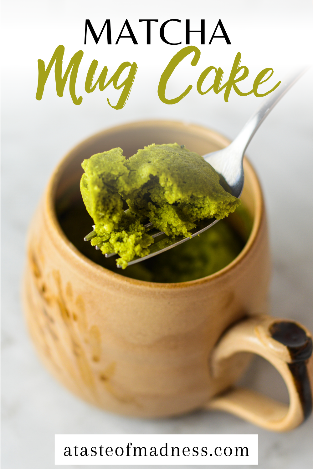 Matcha Mug Cake | A Taste of Madness