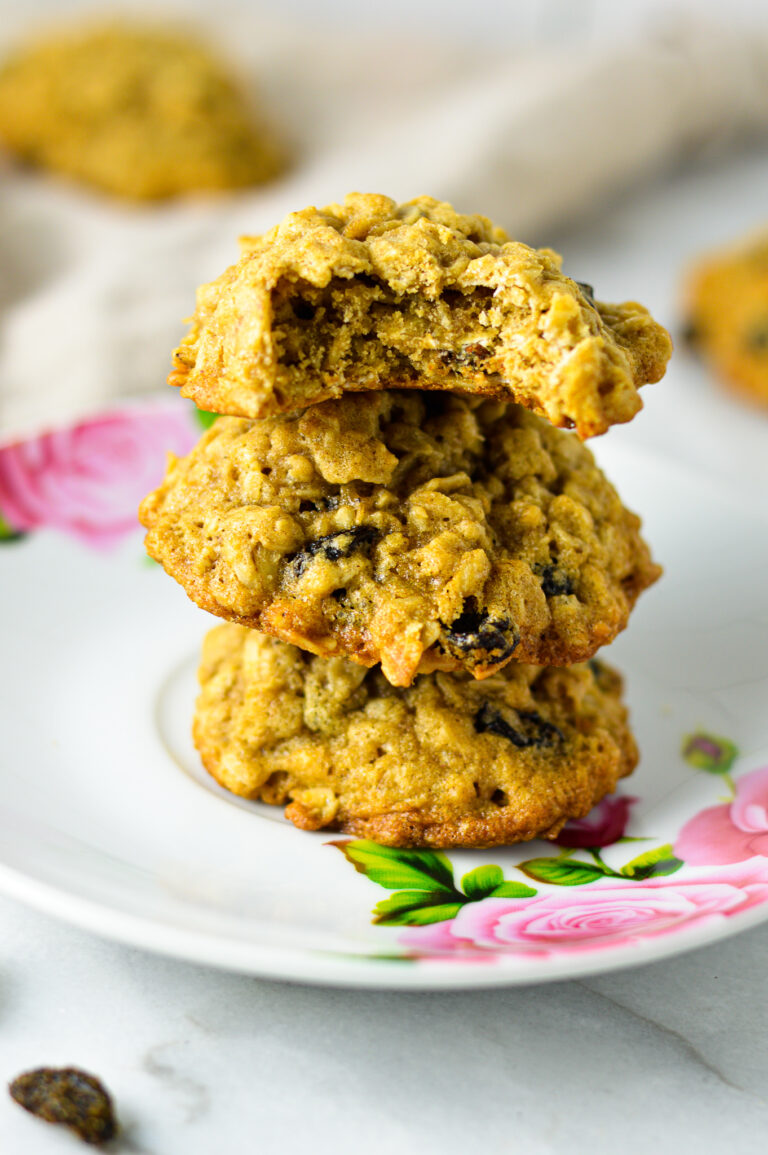 Oatmeal Rum Raisin Cookies - A Taste of Madness