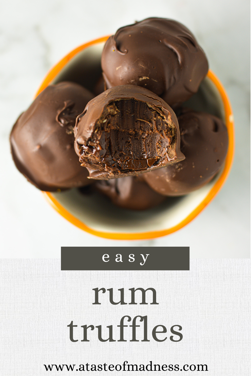 Rum Truffles | A Taste of Madness
