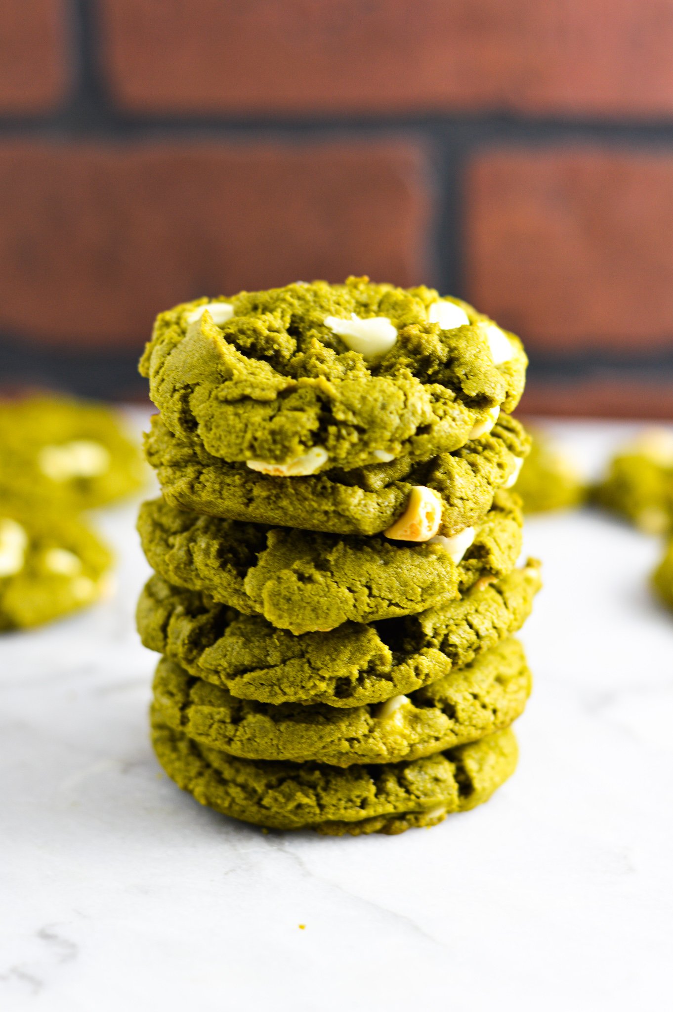 Vegan Matcha White Chocolate Chip Cookies | A Taste of Madness