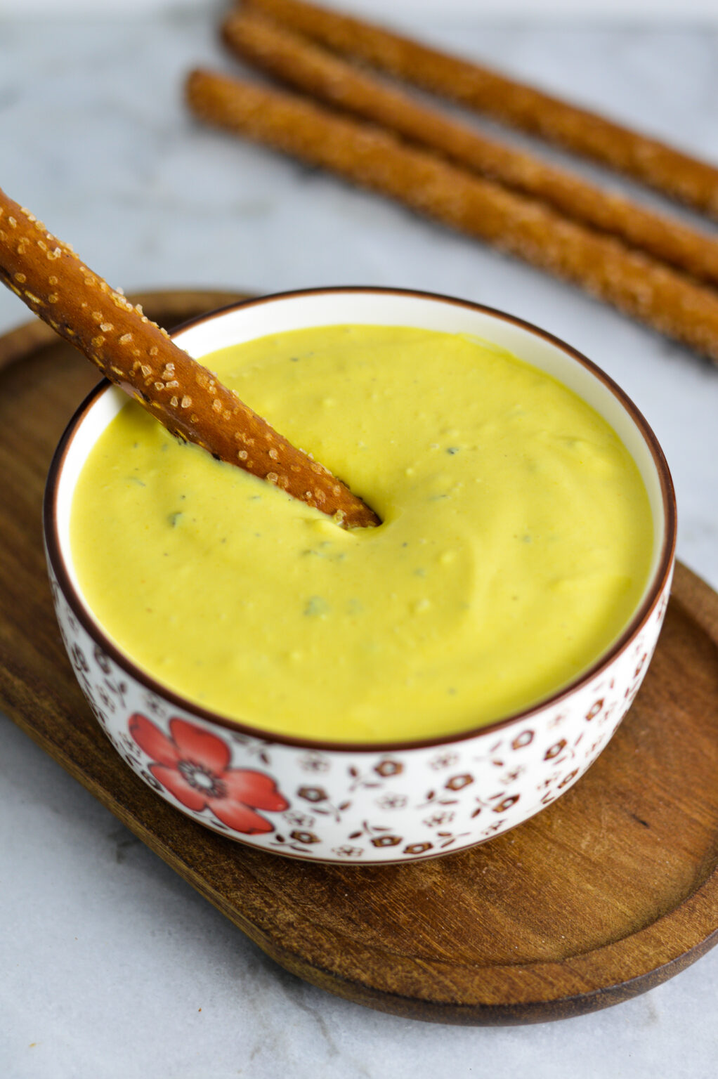 Pretzel Mustard Dip - A Taste of Madness