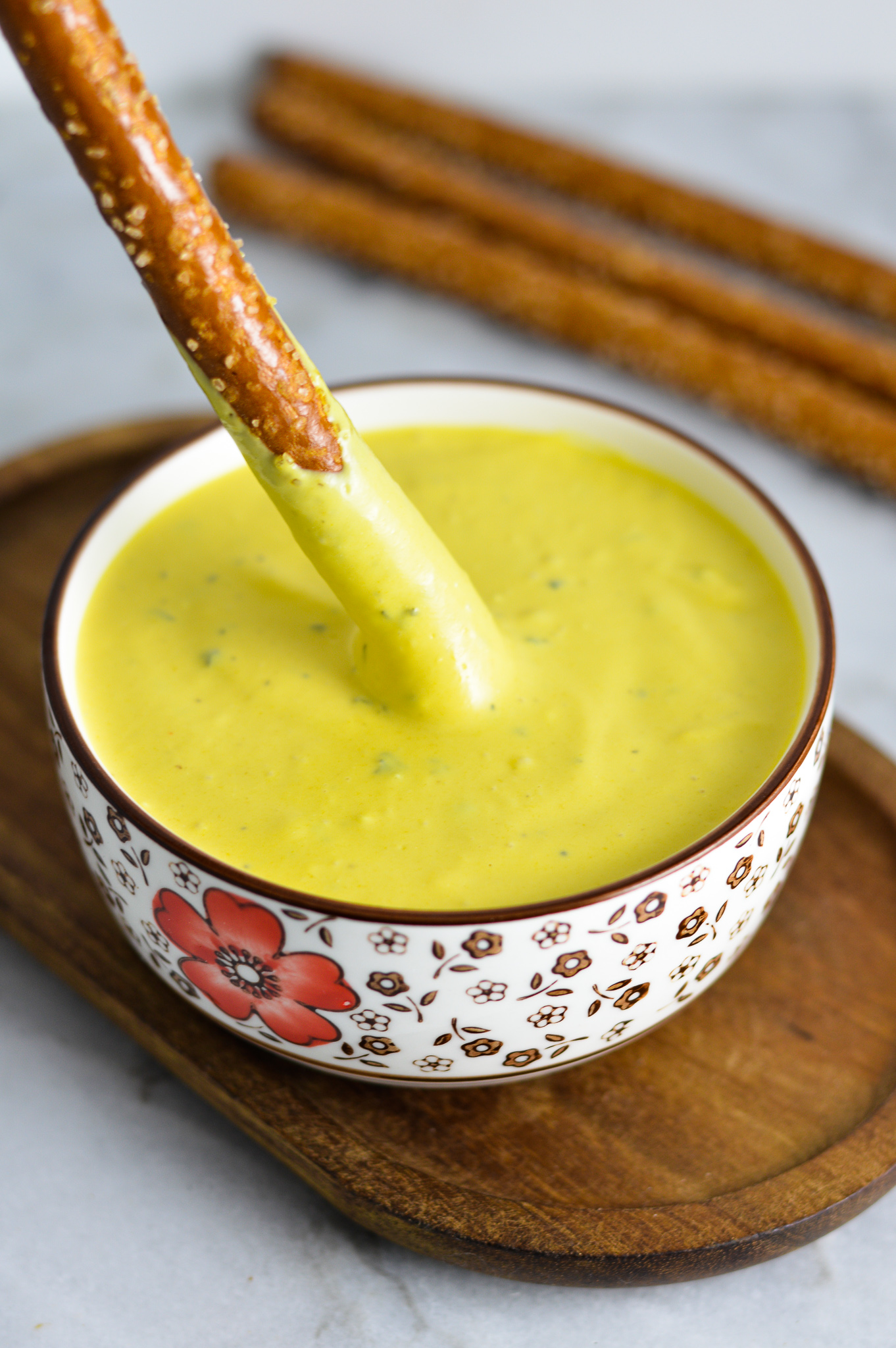 Pretzel Mustard Dip - A Taste of Madness