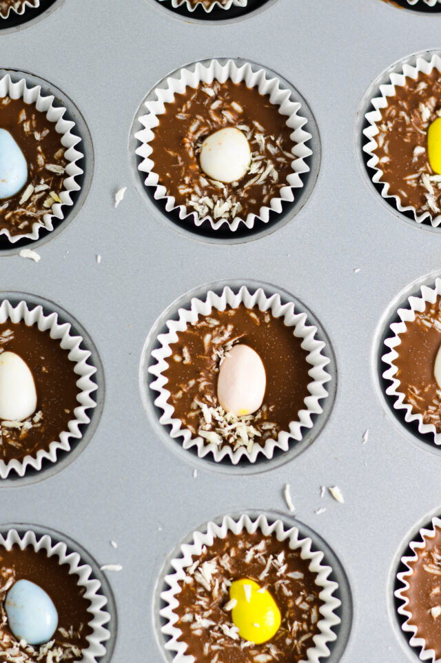 Easter Nest Nutella Cups - A Taste of Madness
