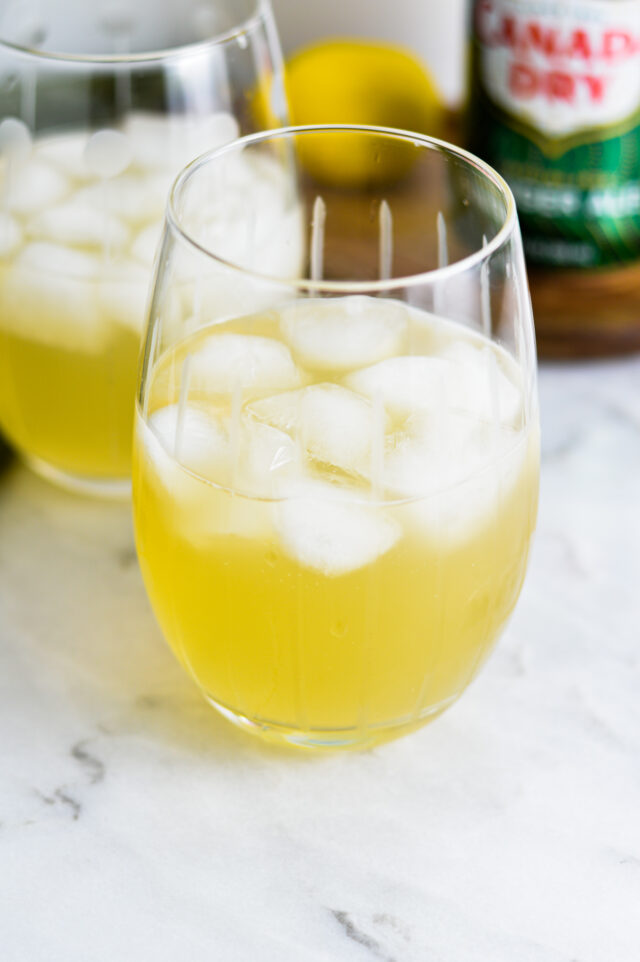 Sparkling Ginger Lemonade - A Taste of Madness