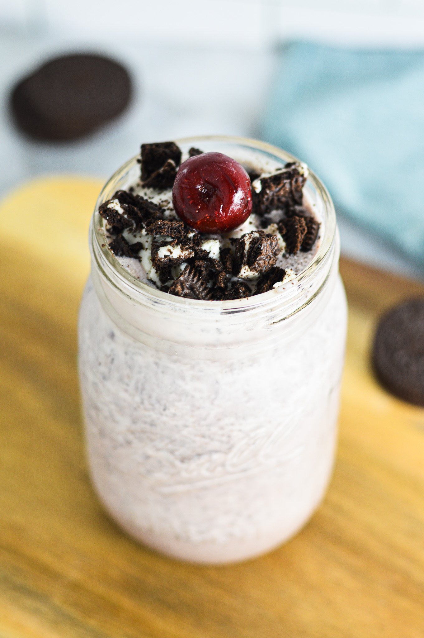 Cherry Oreo Milkshake | A Taste of Madness