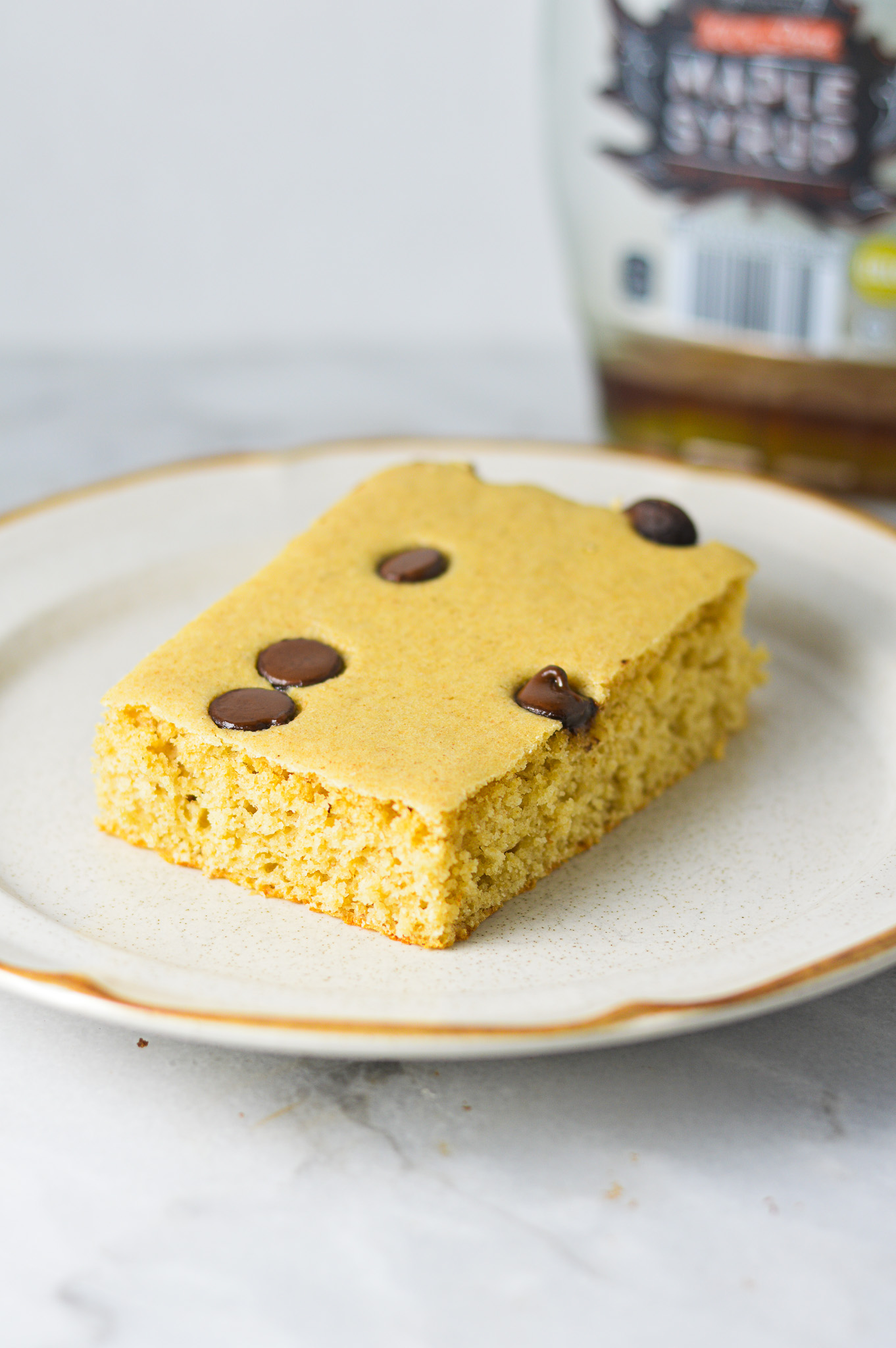 Easy Chocolate Chip Sheet Pan Pancakes - A Taste of Madness
