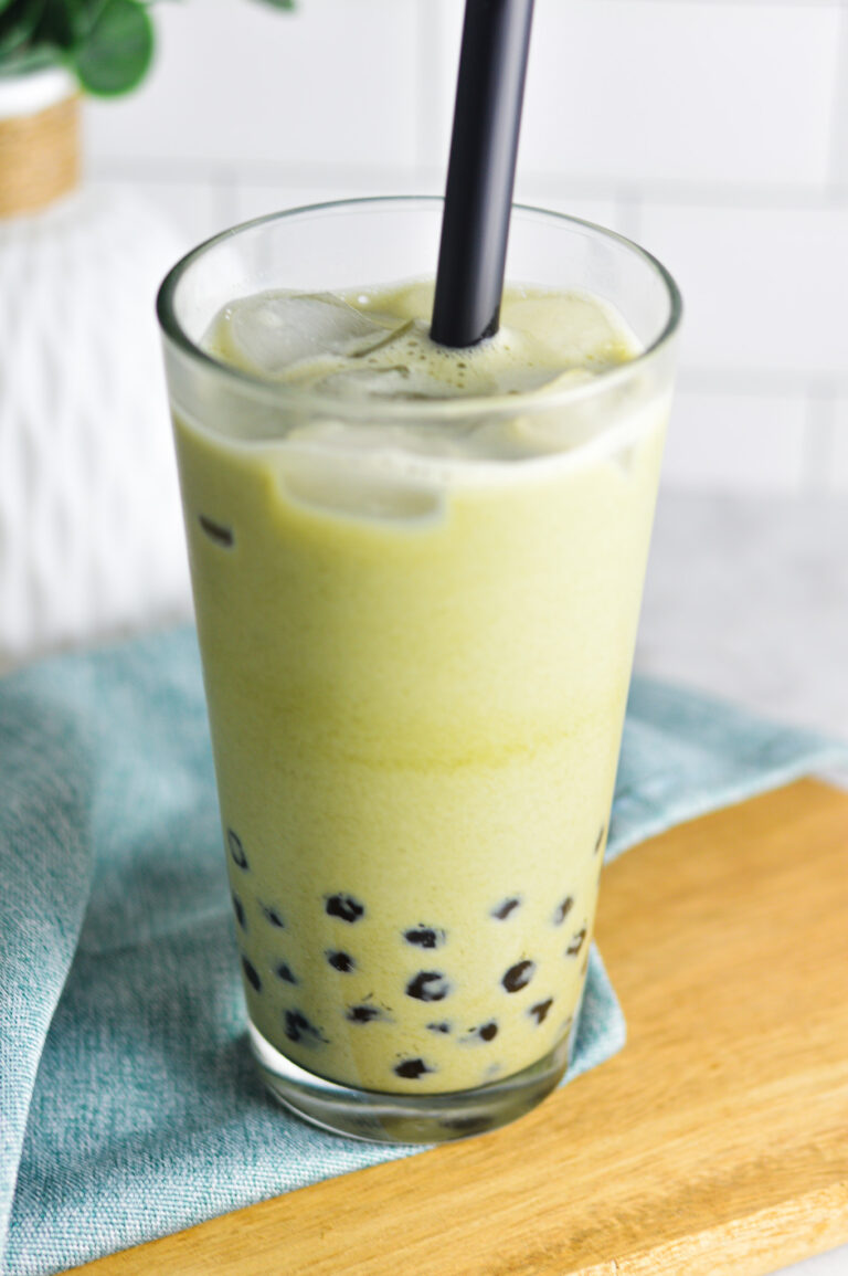 Iced Matcha Bubble Tea - A Taste of Madness