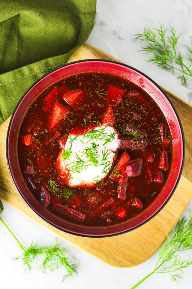 Instant Pot Borscht | A Taste of Madness