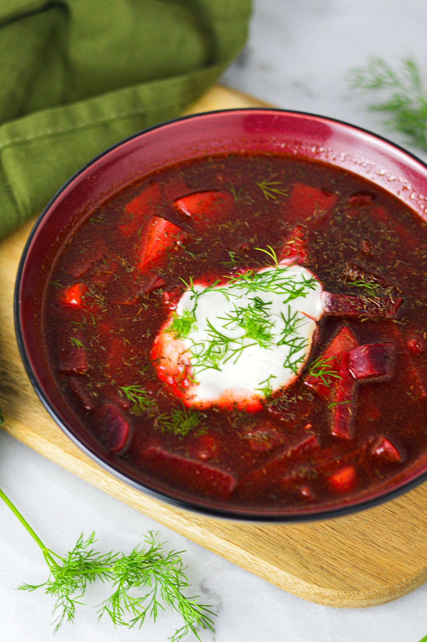 Instant Pot Borscht | A Taste of Madness