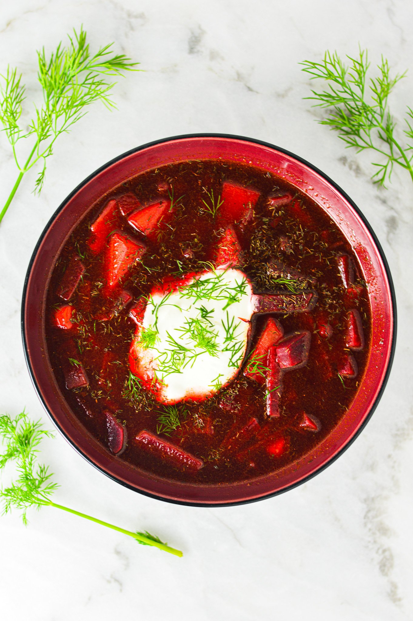 Instant Pot Borscht | A Taste of Madness