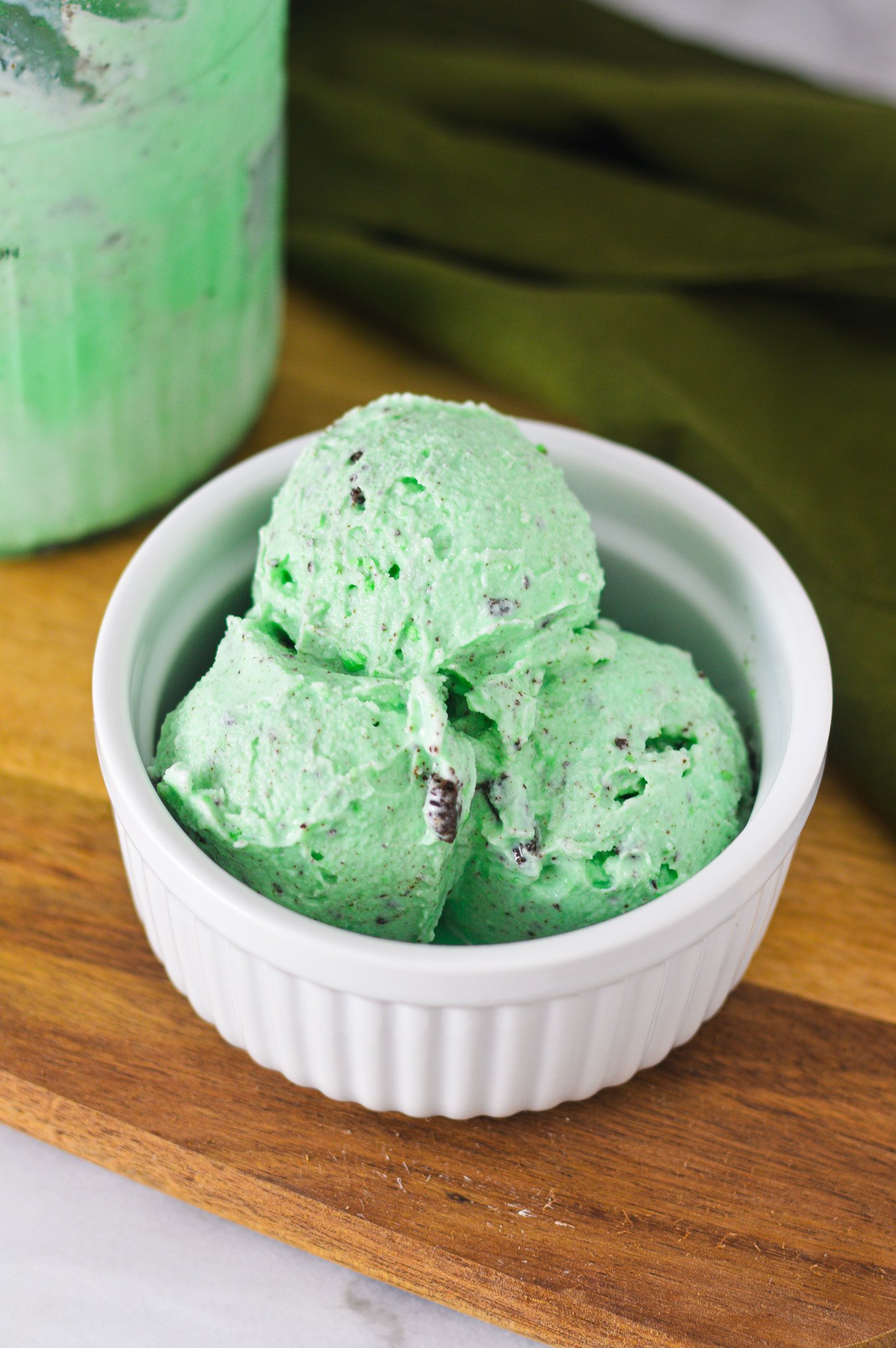 Ninja Creami Mint Oreo Ice Cream | A Taste of Madness
