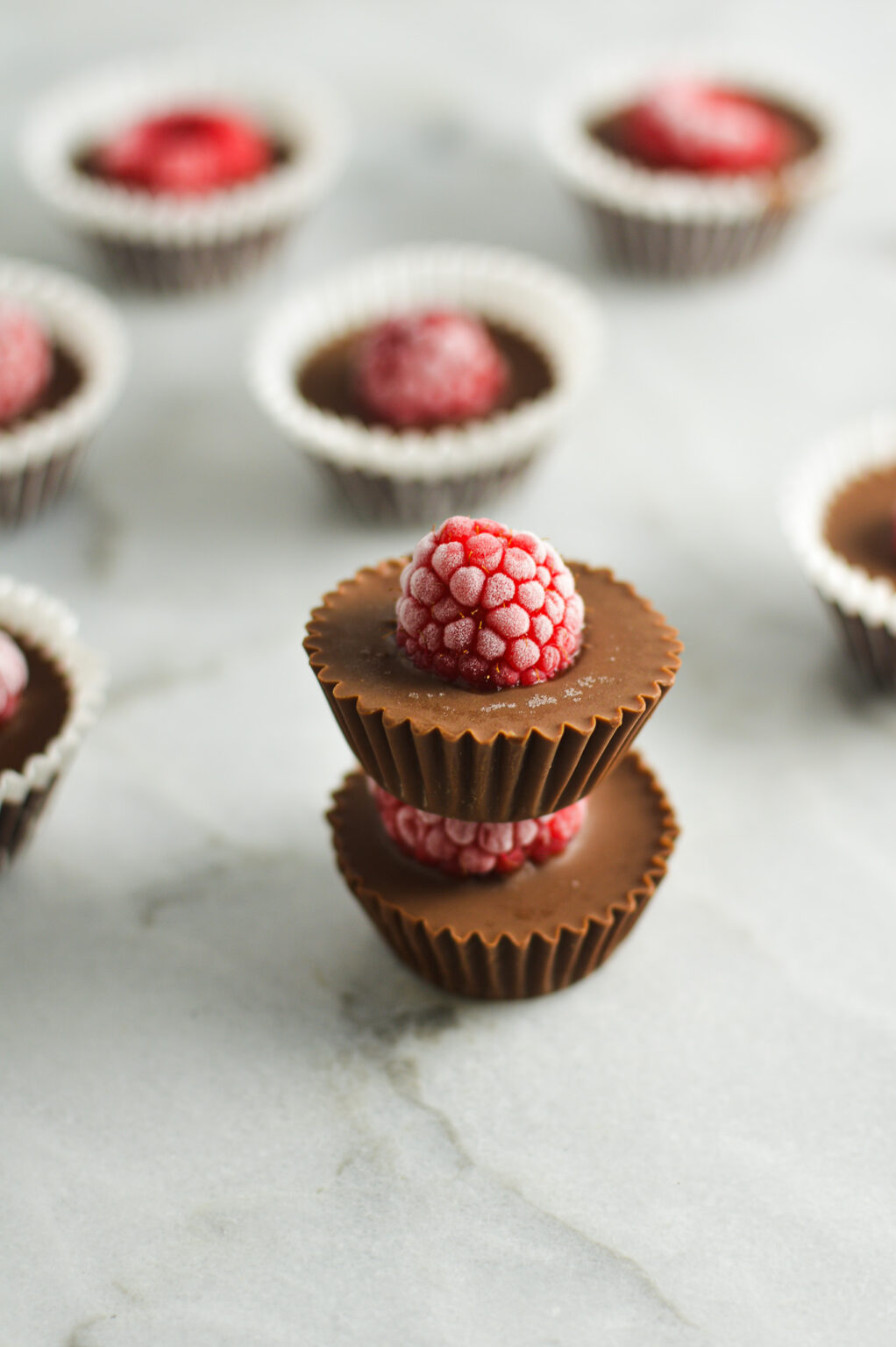 Raspberry Nutella Cups - A Taste of Madness