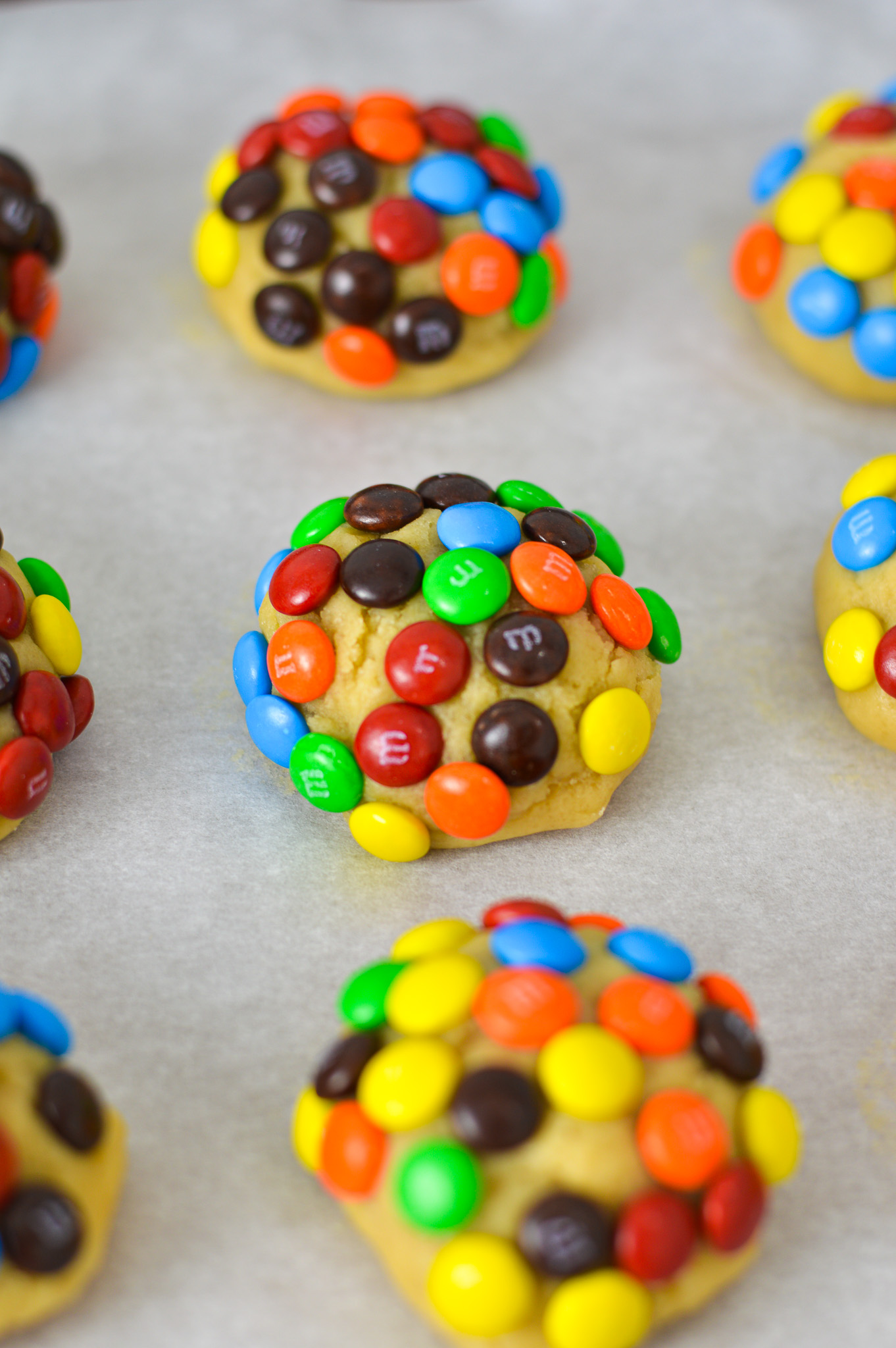 Mini M&M Cookies - A Taste of Madness