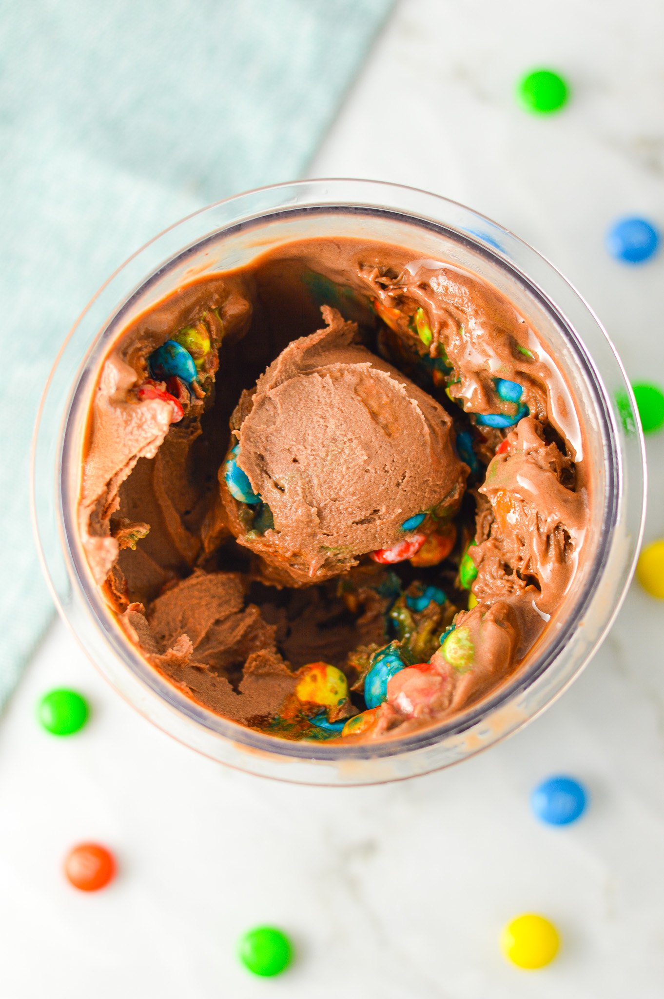Ninja Creami 3 Ingredient M&M Chocolate Ice Cream - A Taste of Madness